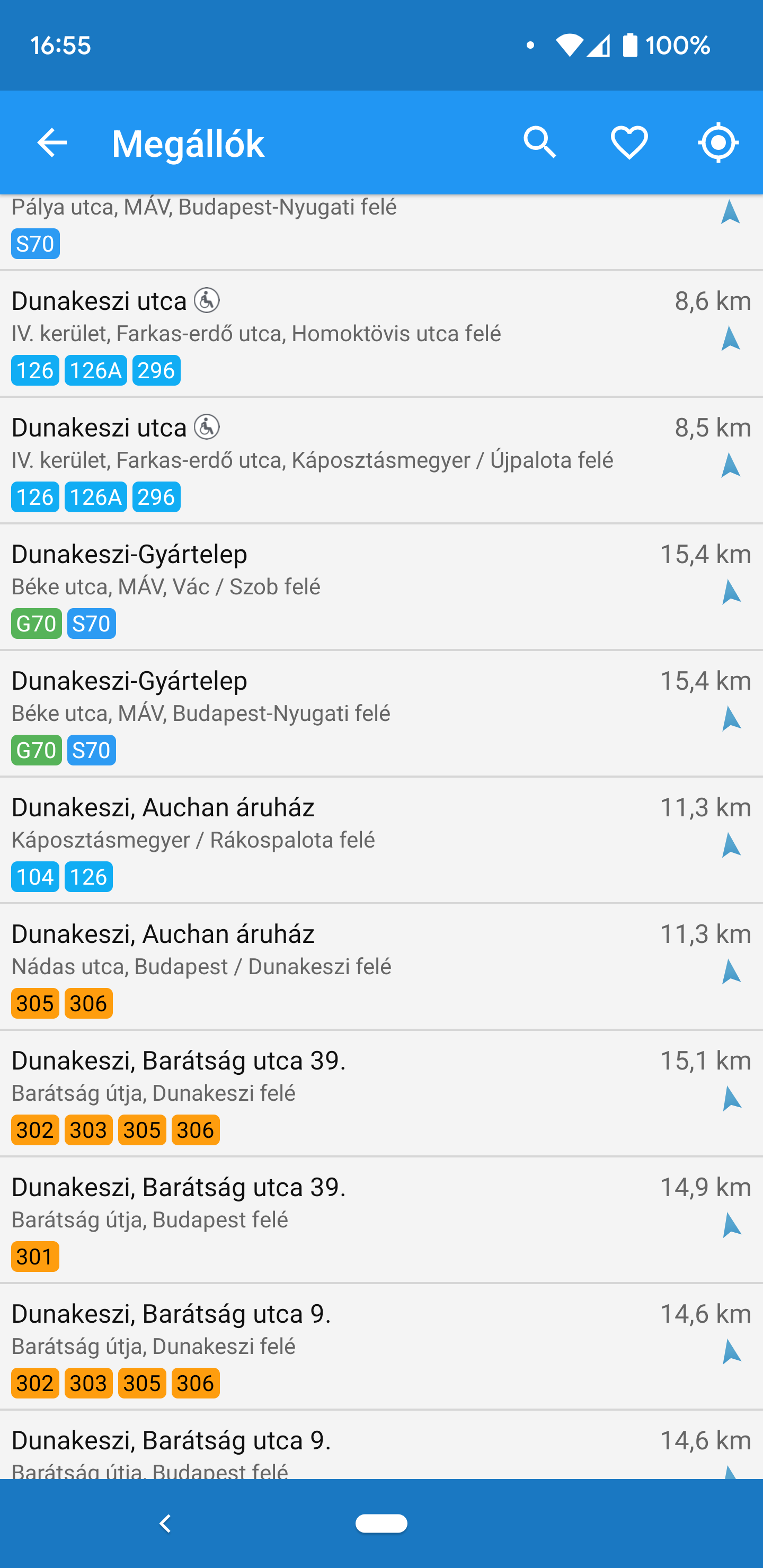Volánbusz menetrendek Budapesten